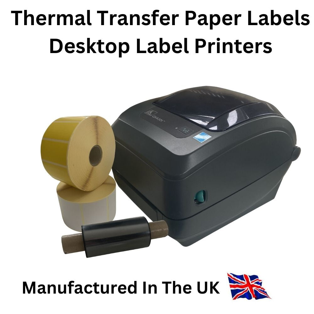 Thermal Transfer Paper Labels - 25mm (1") Core – Printer Label Store