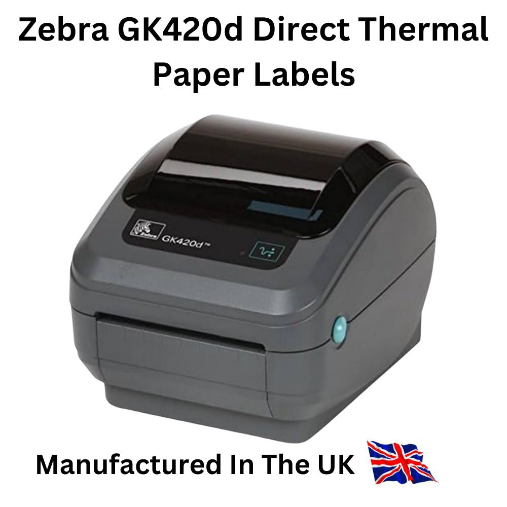 Zebra GK420D Labels - Direct Thermal Labels 25mm core – Printer Label Store